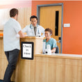 8.5 x 11 Solid Black Self-Stick Sign Holders for Medical Facilities ...